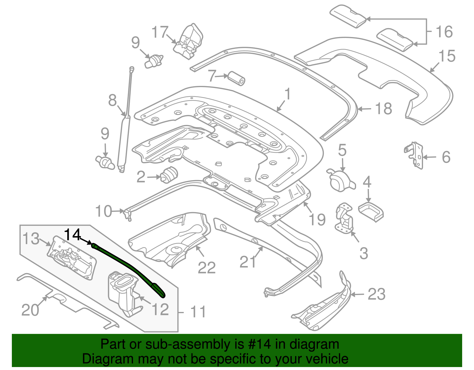 8H0-825-431-B - Push Rod 2003-2009 Audi | Audi OEM Parts Guy