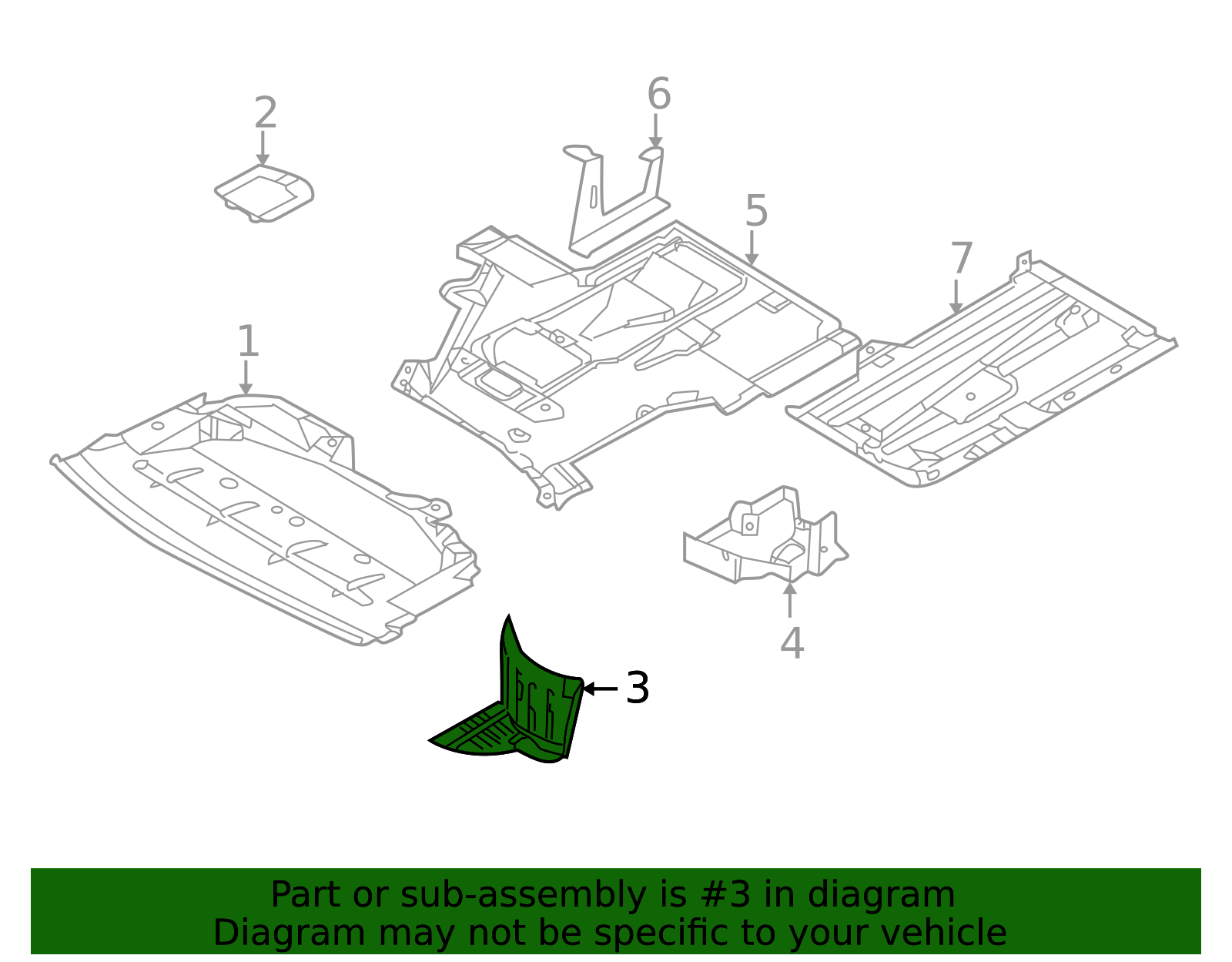 51712498989 - Side Cover 2000-2003 BMW M5 | Motor City BMW Parts