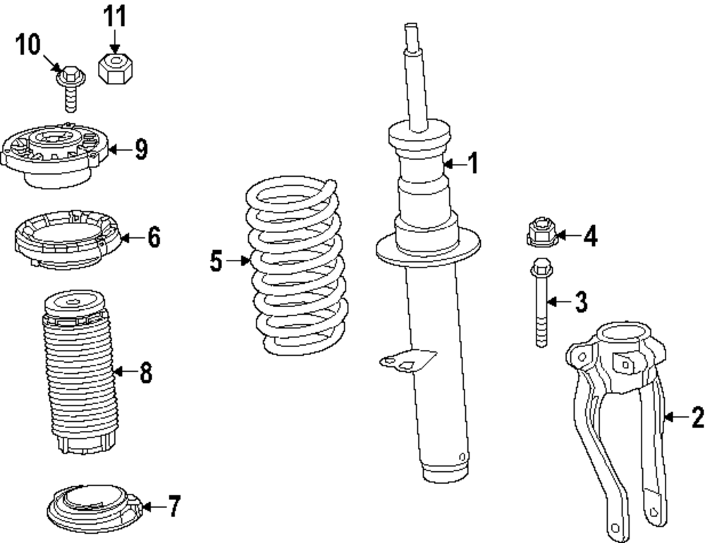 Genuine BMW 31-30-5-A13-5A4 | Strut | FREE Shipping on Most Orders $499 ...