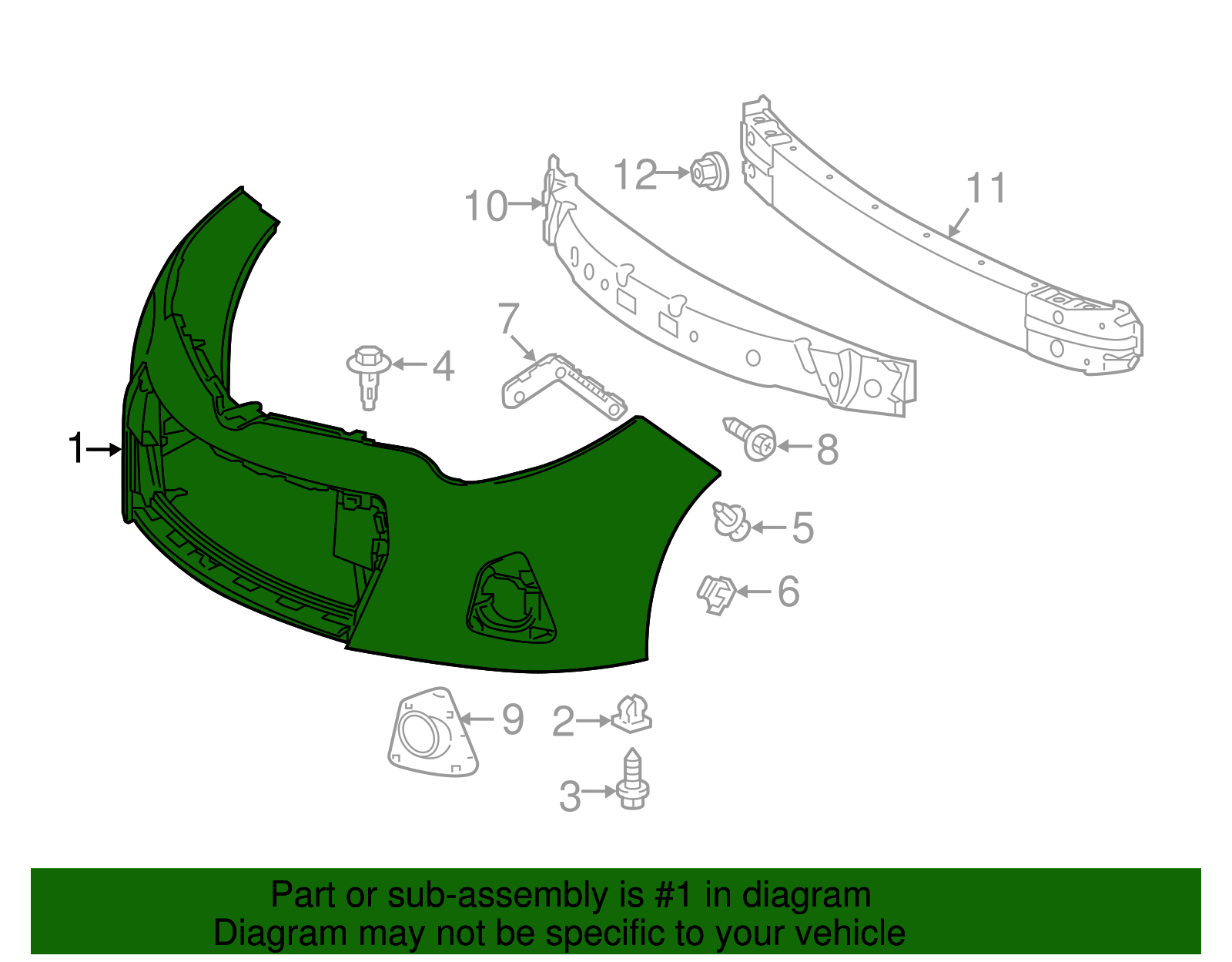 2014-2016 Toyota Corolla Cover Front Bumper L C 52119-03906 | Grieco Toyota