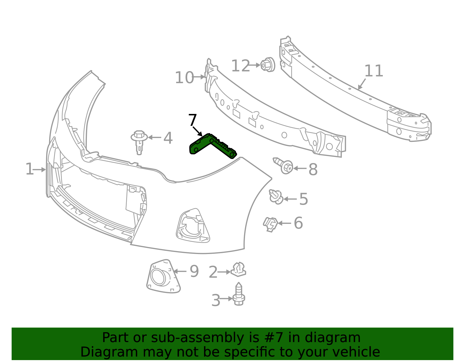 52115-02240 - Side Retainer - 2014-2016 Toyota Corolla | Toyota Parts ...