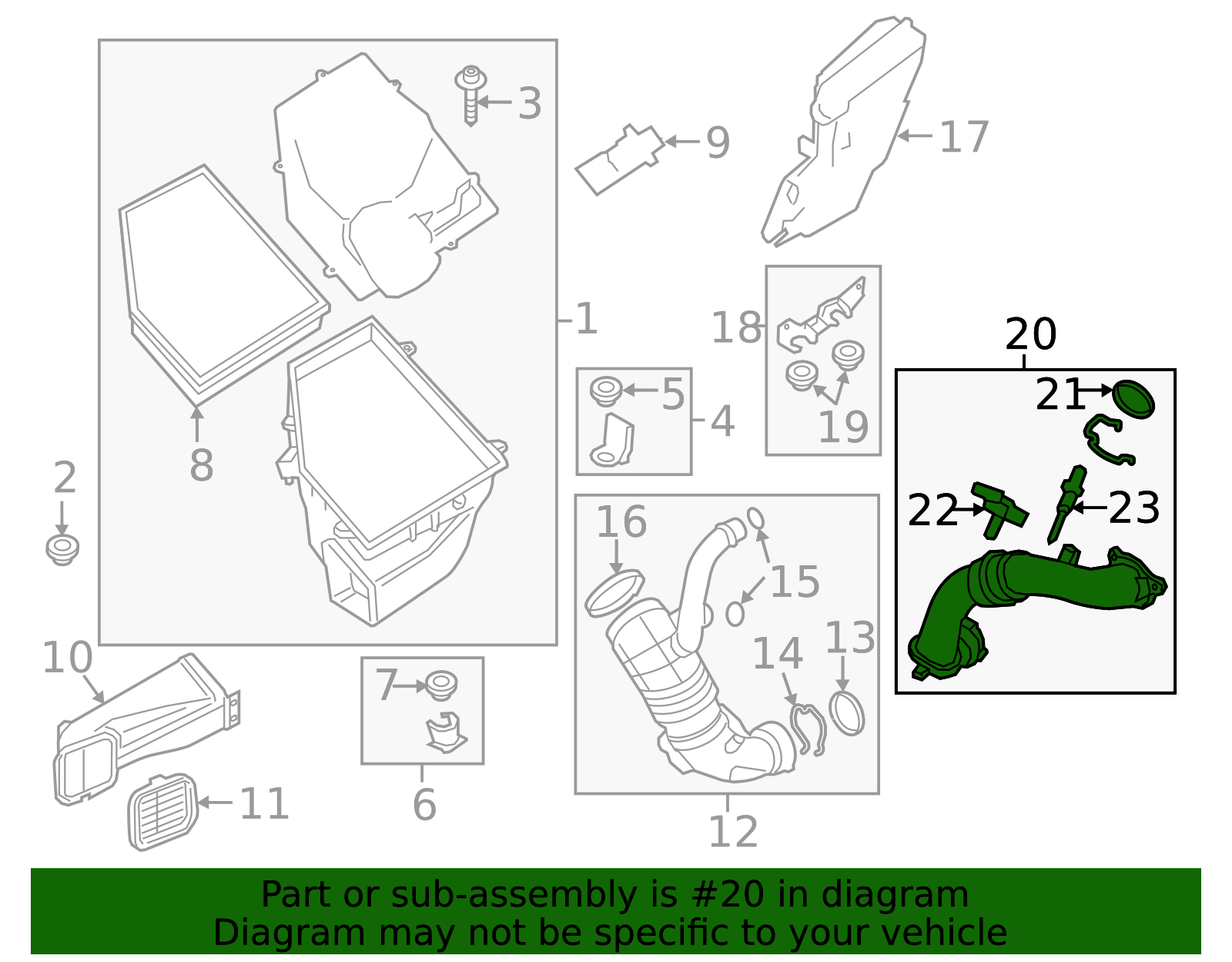 13-71-8-651-066 - Air Tube - 2020-2025 BMW | BMW Parts Exchange