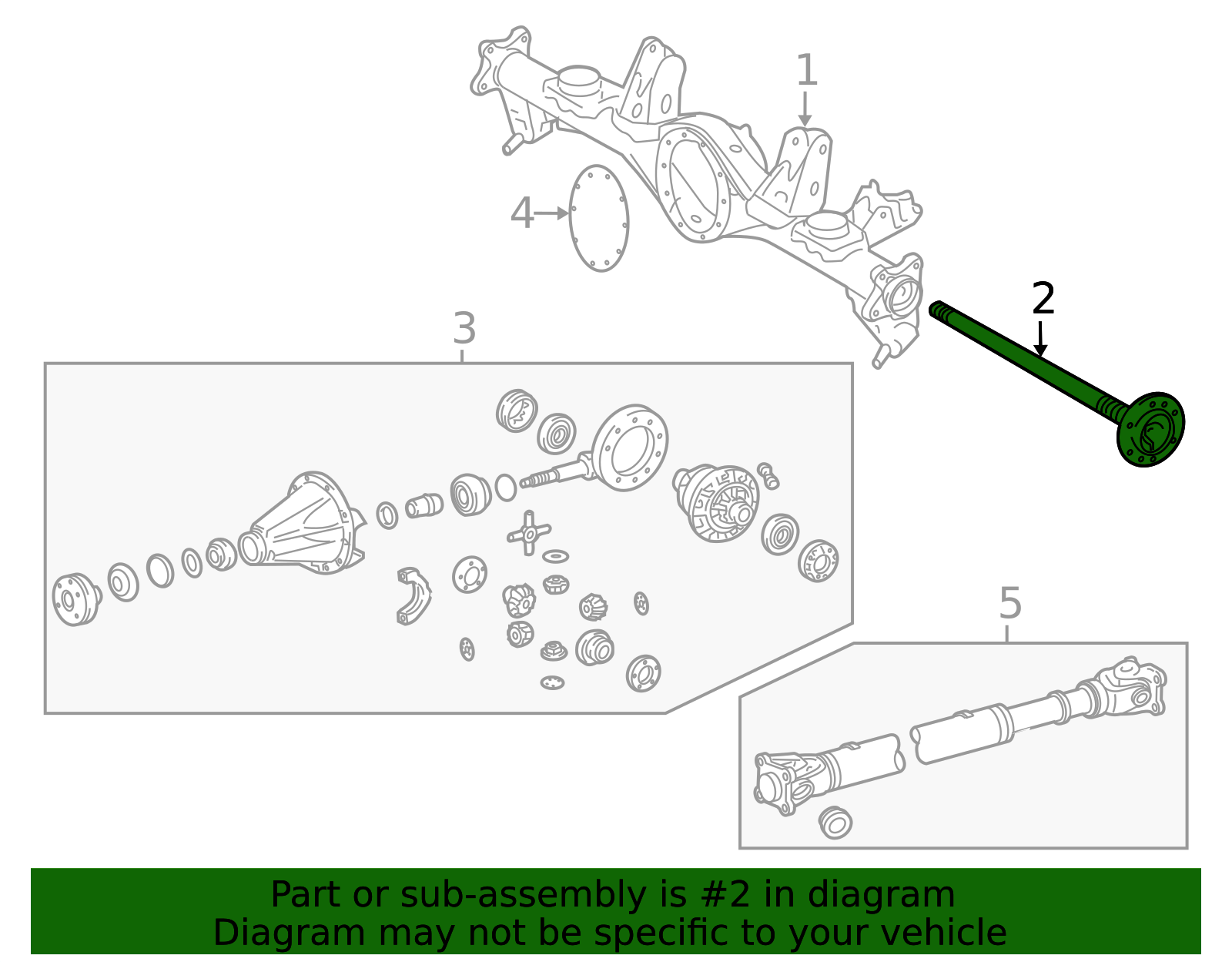 42301-60030 - Axle Shaft - 2008-2011 2013-2020 Lexus LX570 | My L Parts