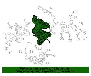 2015-2026 Volvo Exhaust Manifold 36012658 | OEM Parts Online