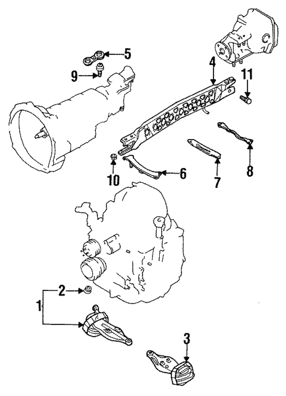 1993-1995 Mazda RX-7 Mount FD01-39-040D | Mazda Parts Deals