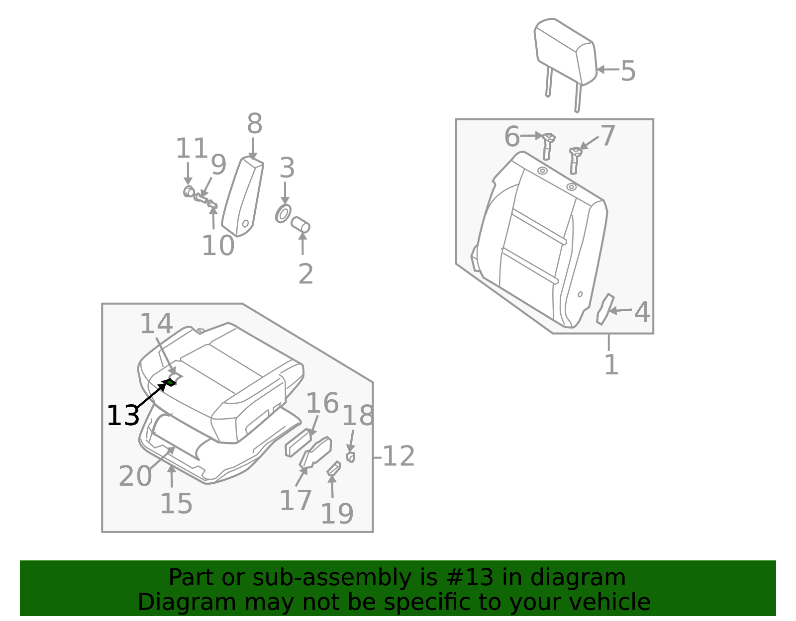 87361-ZC00A - Pad Official Nissan Parts Store