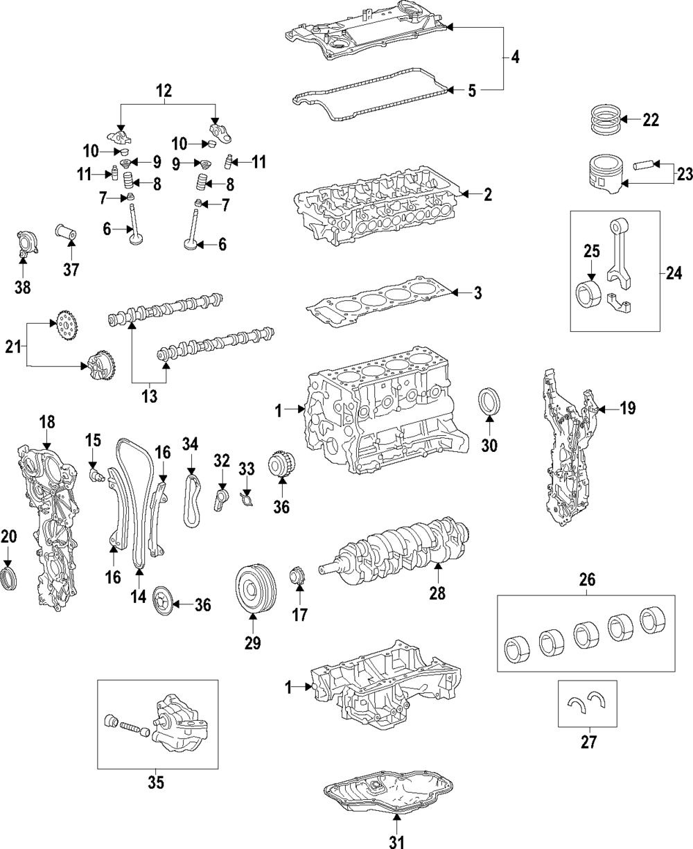 135a0f0010 - Toyota Control Valve 2018-2024 Toyota | Performance Auto Parts