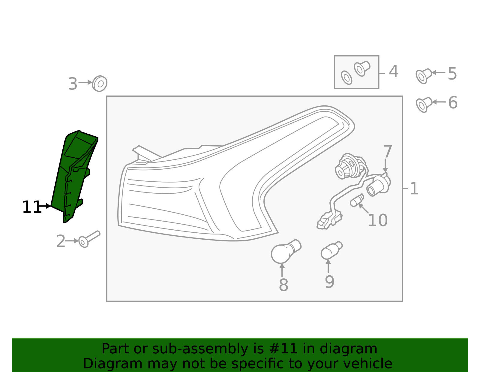 Tail Light Cover 92421-S2500 | MotorMotor
