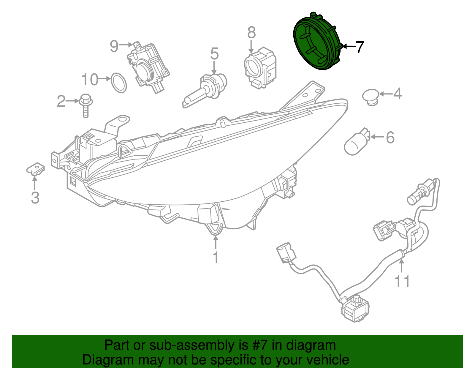 2012-2016 Mazda | Hid Bulb Cover | C514-51-0A1A | Mazda Online Parts