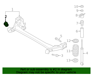 2020-2021 Hyundai Ioniq Axle Beam Bushing 55160-G7600 | MotorMotor