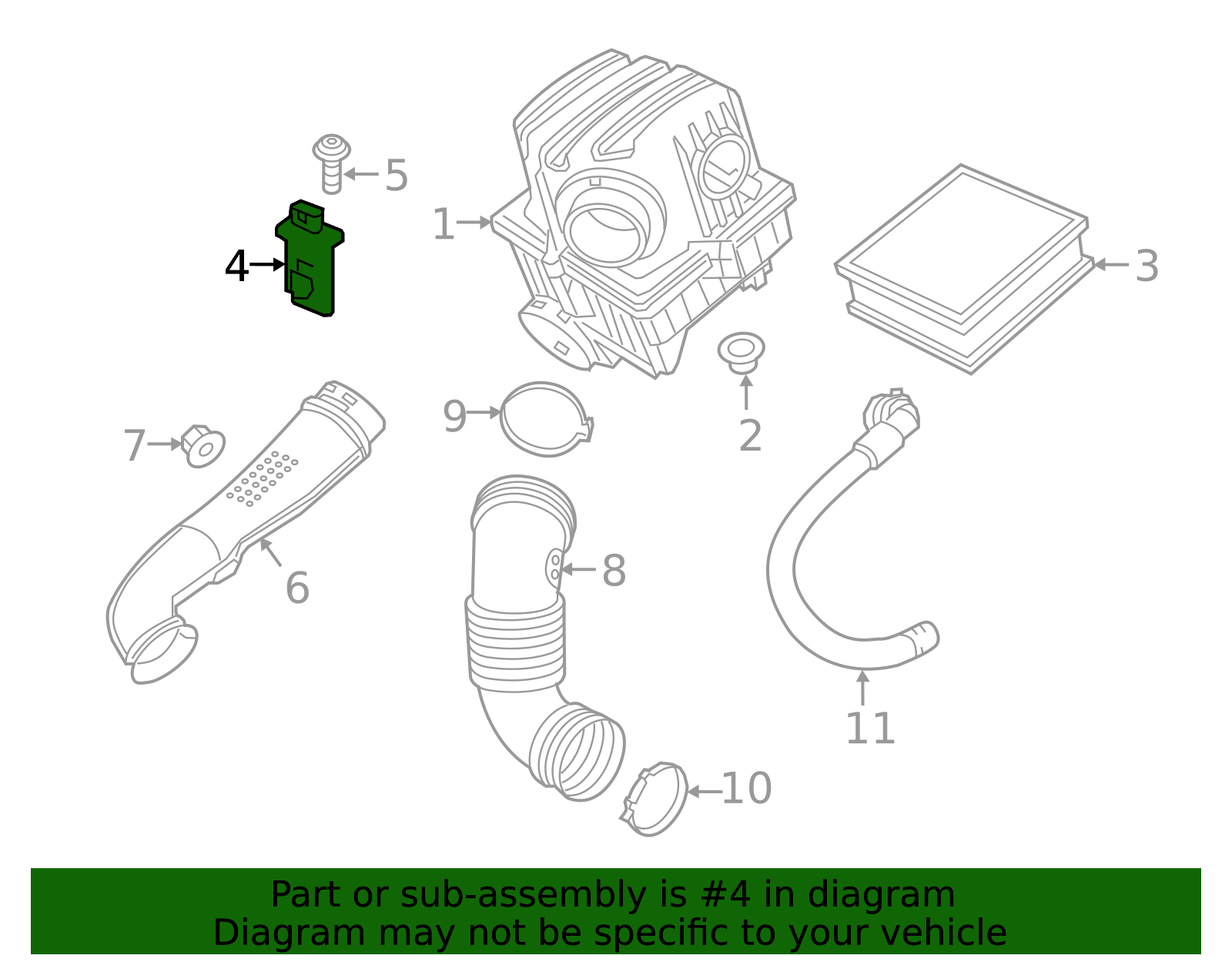 Mass Air Flow Sensor 68144197AA | Mopar Parts Canada