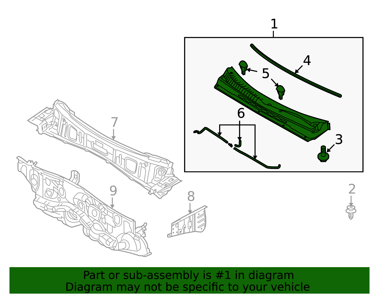 86150-2K100 - Kia Cowl Vent Panel 2010-2013 Kia Soul | Performance Auto ...