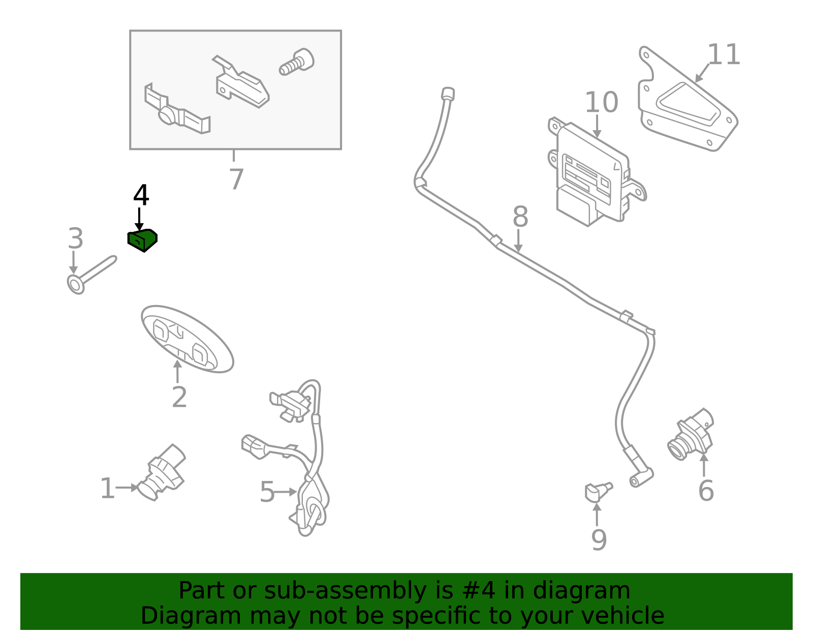 2010-2025 Ford Mount Plate Retainer Nut -W714711-S439 | TascaParts.com