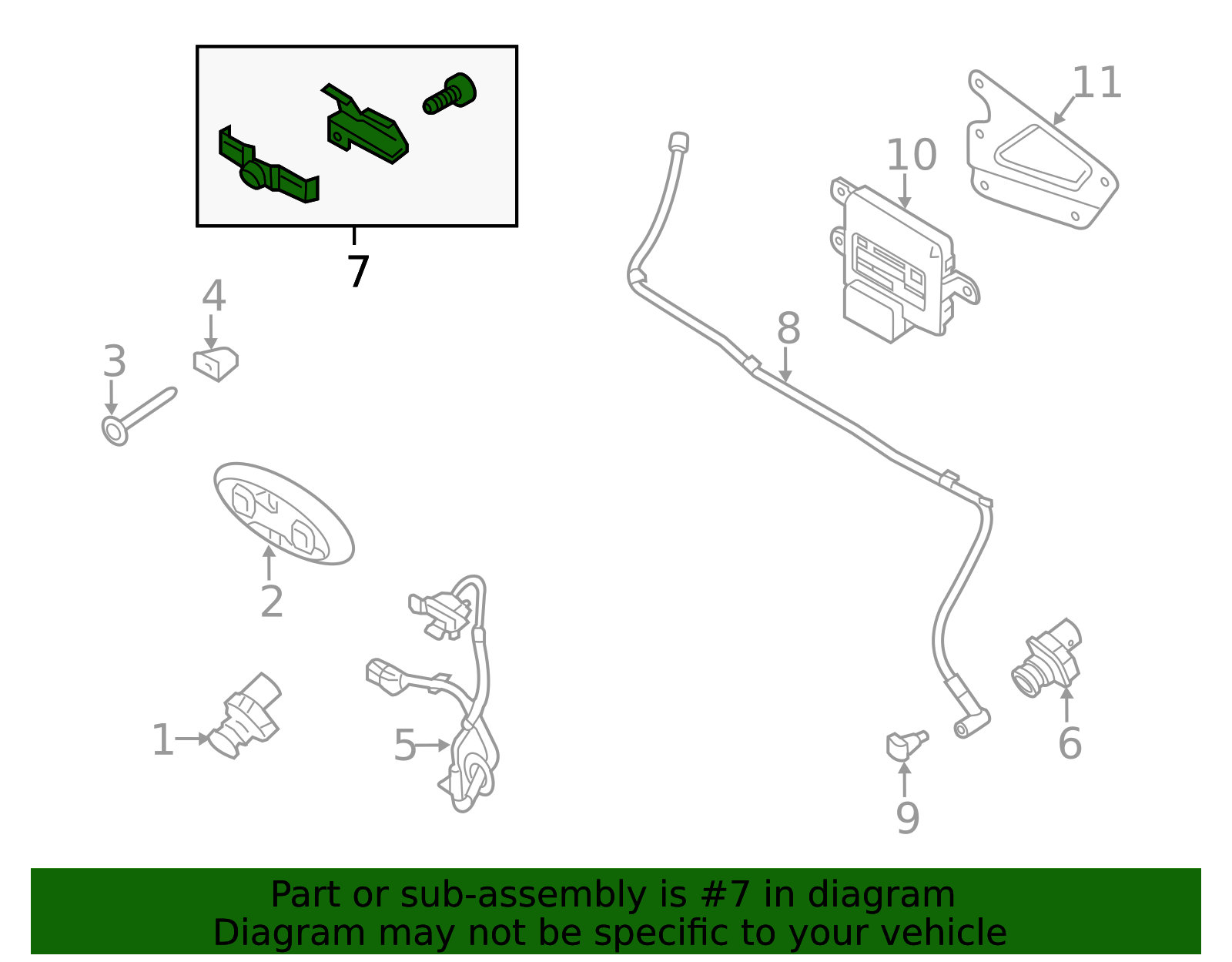 CL3Z-19H421-A - 2012-2014 Ford F-150 - Front Camera Bracket | Dealer ...