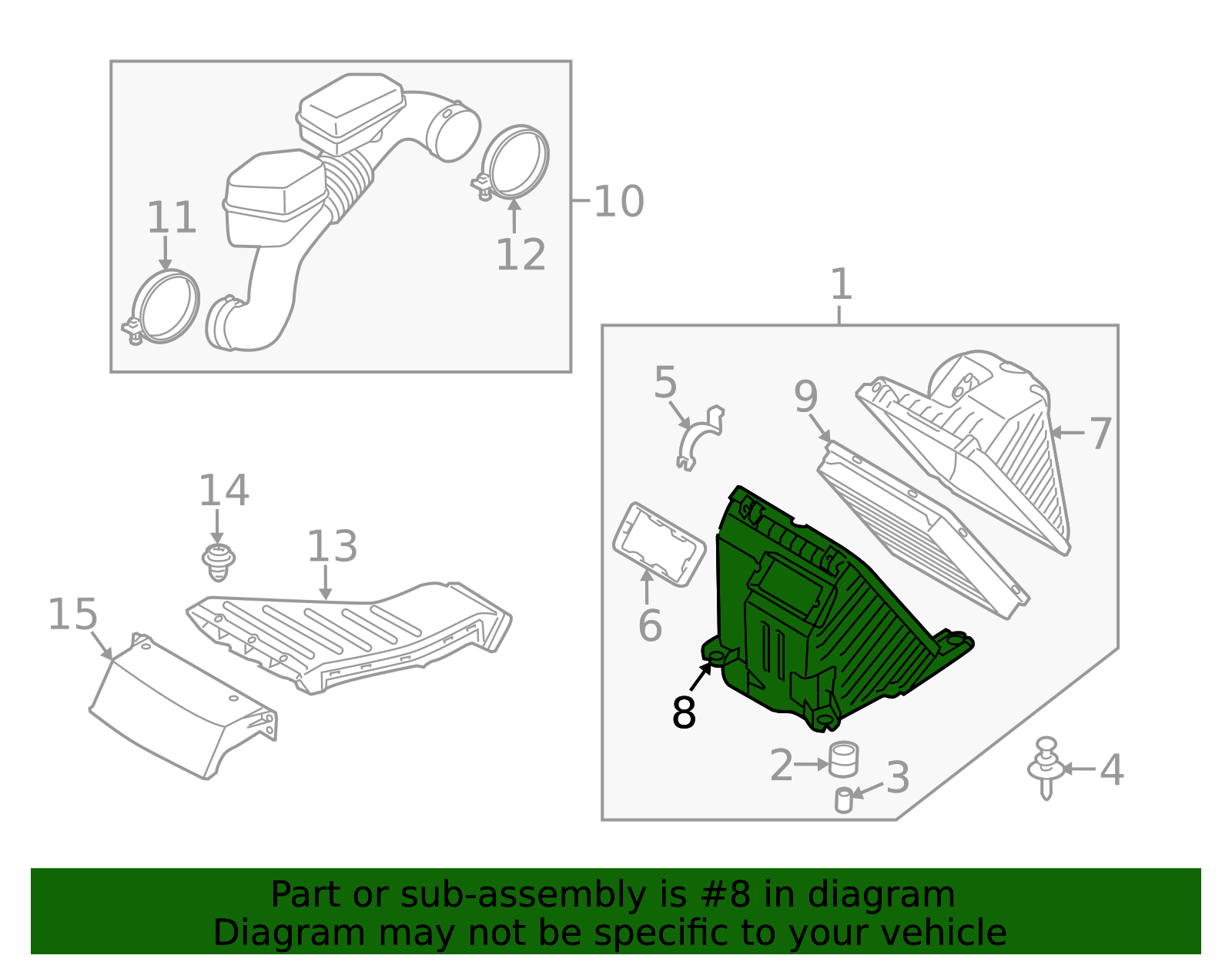 2014-2015 Kia Sorento | Lower Cover | 28112-2W100 | Kia Auto Parts