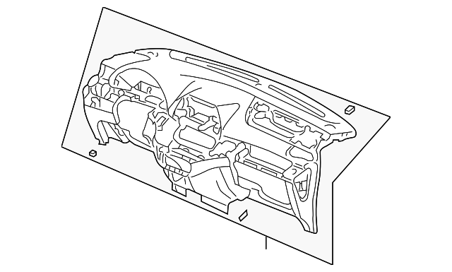 77108-SHJ-A01ZD - Instrument Panel 2005-2007 Honda Odyssey | Honda ...
