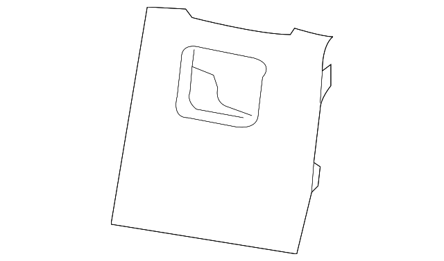 2008-2010 Saturn Outlook Finish Panel 25887582 | Courtesy Parts