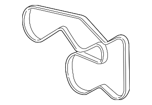Genuine Official Toyota Serpentine Belt part# 90916-A2001 for 2004-2015 ...