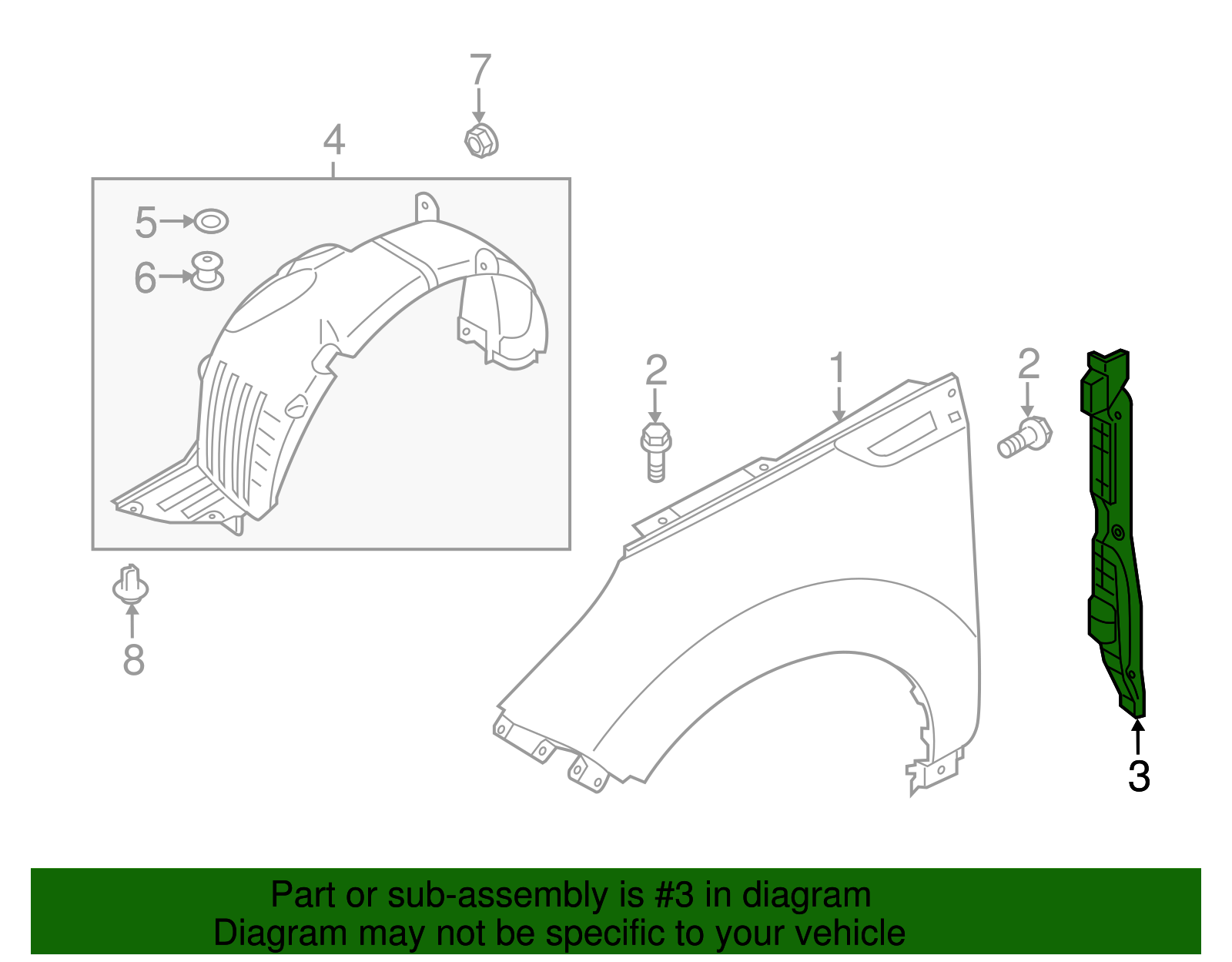 84141-B2000 - Insulator 2014-2019 Kia | Kia.Parts Store