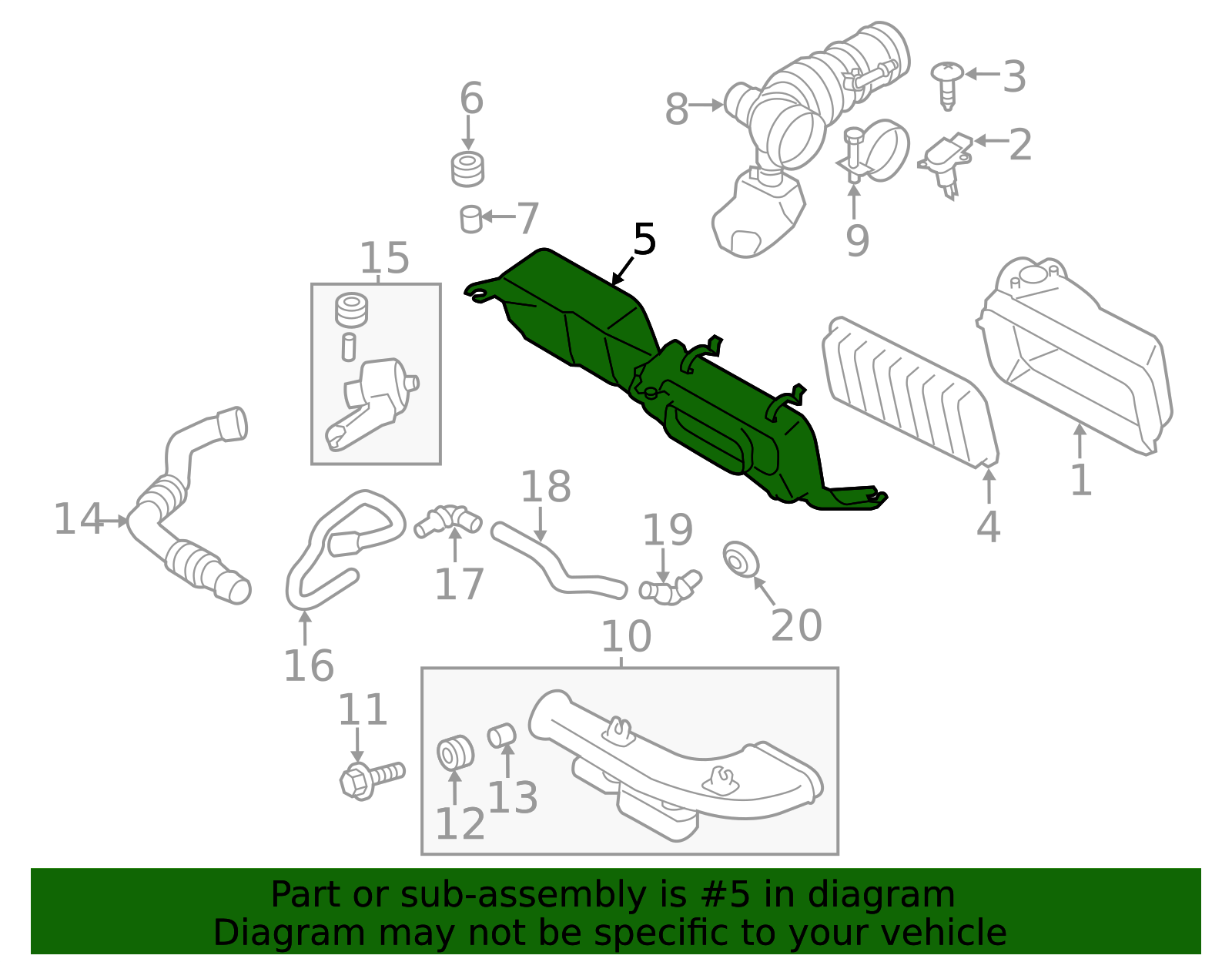 SU003-01215 - Air Filter Housing (Lower) - 2013-2020 Toyota | OEM ...