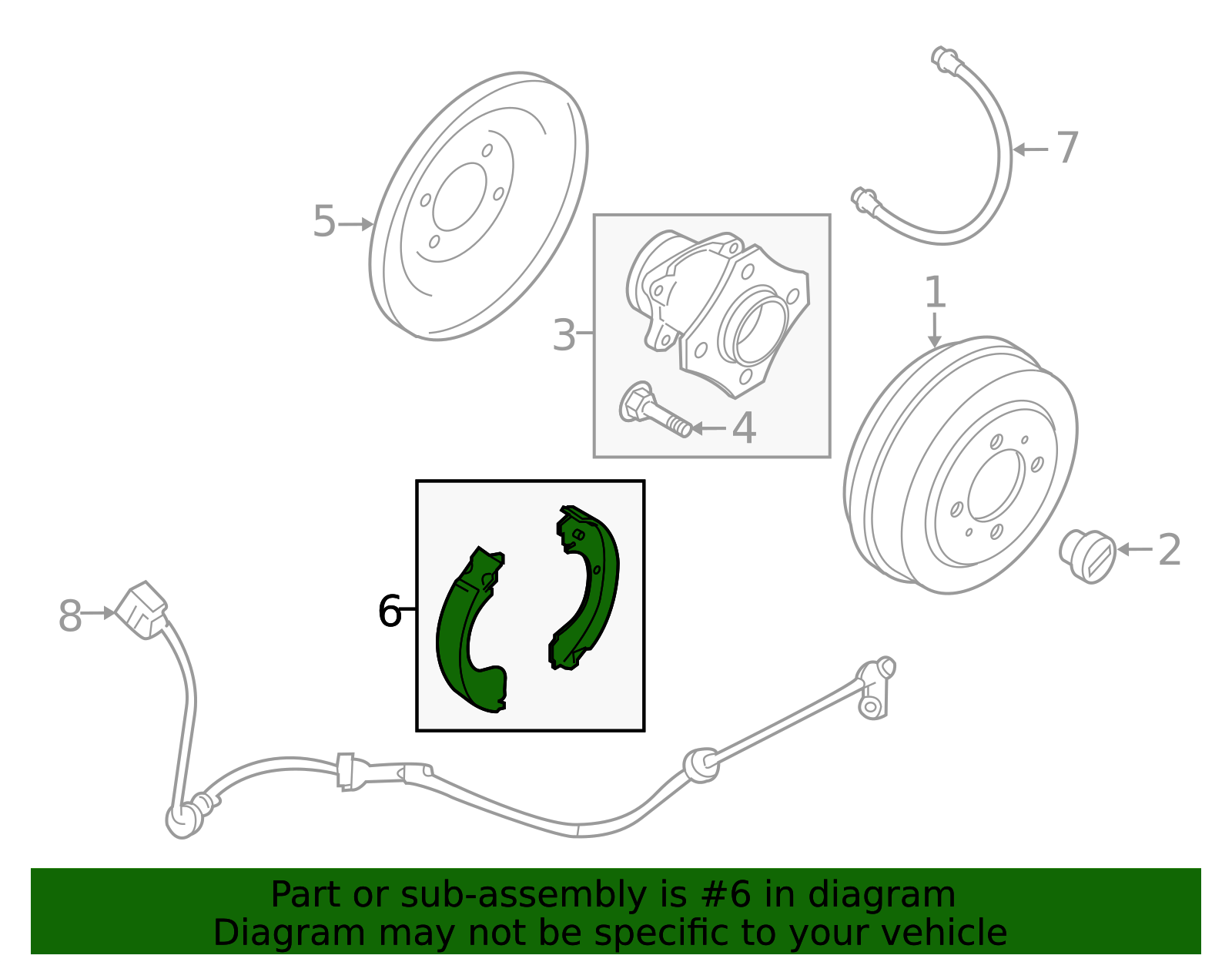 D4060-3SG0A - Brake Shoes - 2013-2025 Nissan Sentra | Nissan OEM Parts ...