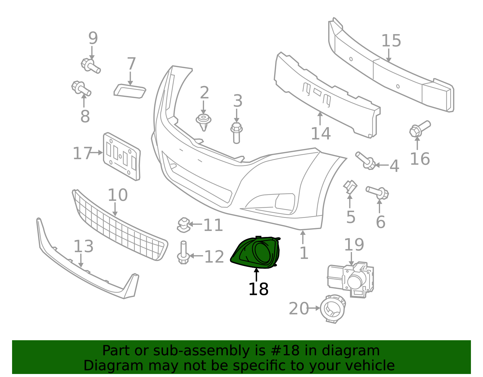 Genuine Official Toyota Lamp Bezel part# 52030-0T010 for 2013-2015 ...