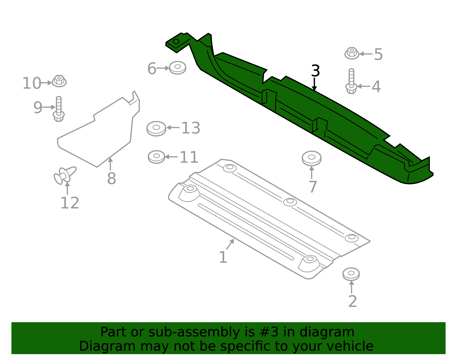 2013-2016 Ford Fusion Rear Deflector HS7Z-9911778-D | Awesome Parts Ford
