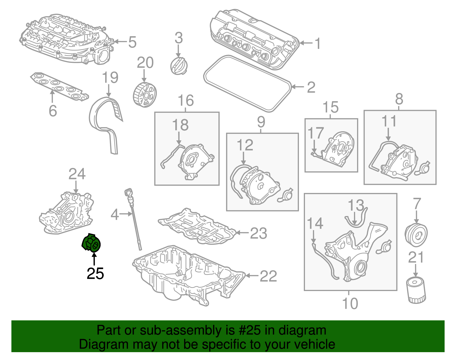 13621-RV0-A01 - Crankshaft Gear 2011-2017 Honda | Honda Parts Online