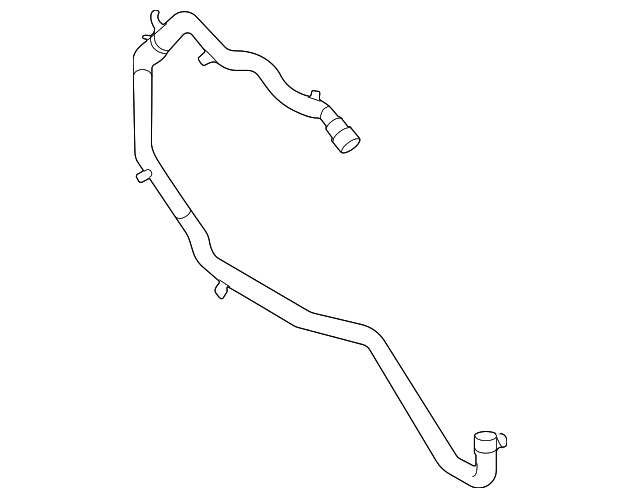 Genuine OEM Ford Part - Engine Water Pump Outlet Pipe LK4Z-8A519-M ...