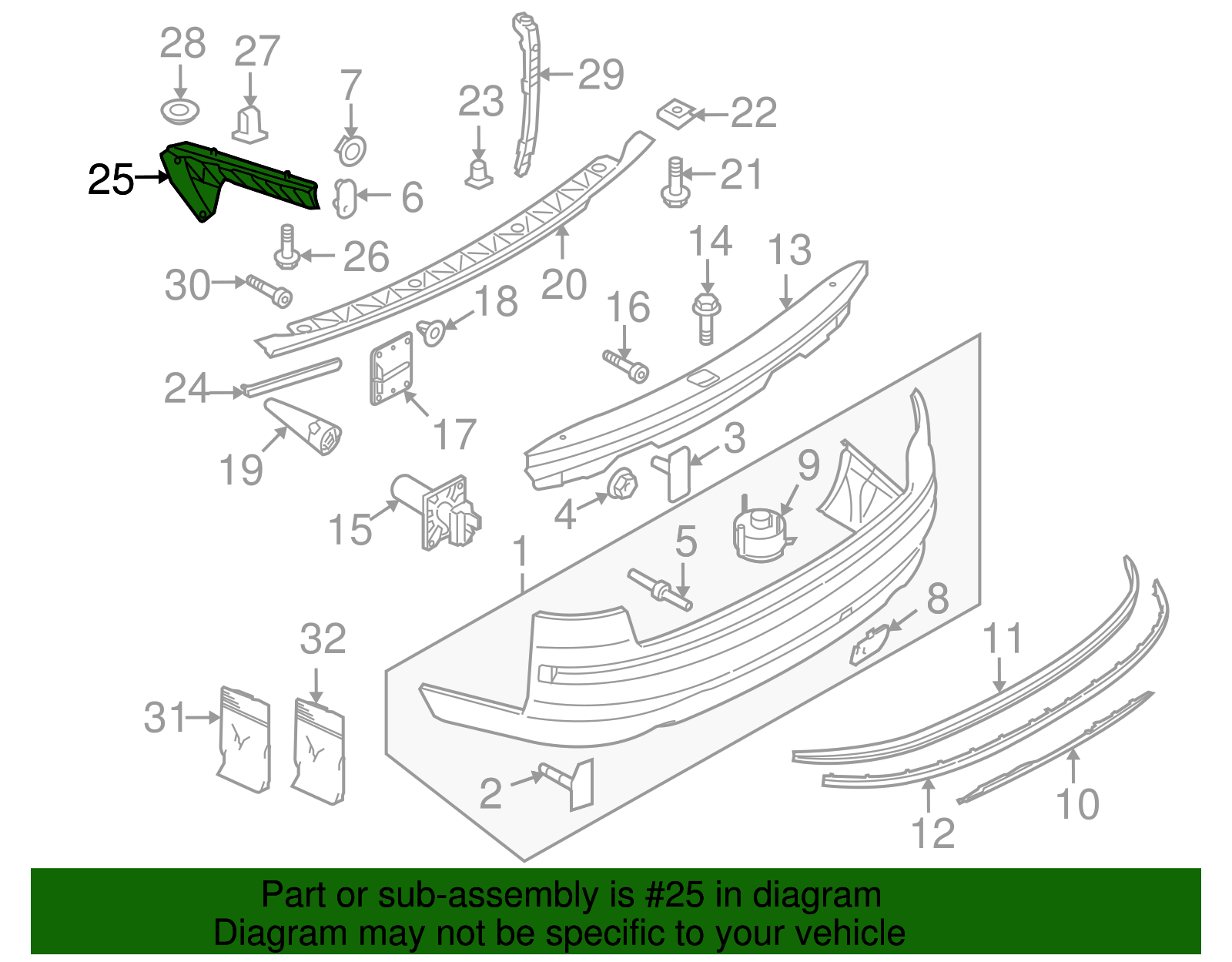 Bumper Support Rail - Structural Rear/Front End Stability | AutoNation ...