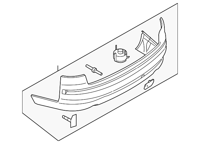 4E0-807-303-J-GRU - Bumper Cover 2005-2009 Audi A8 Quattro | Audi OEM ...