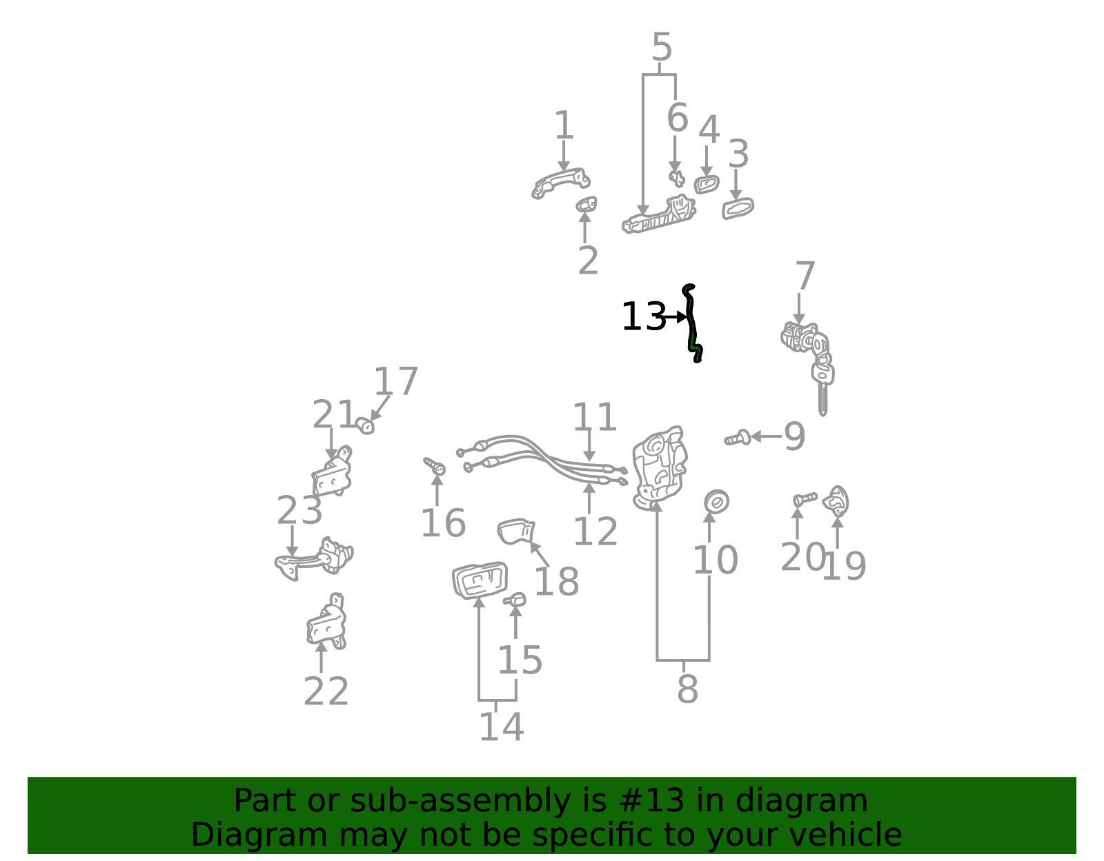 2002-2006 Toyota Camry Rod 69311-AA030 | MotorMotor