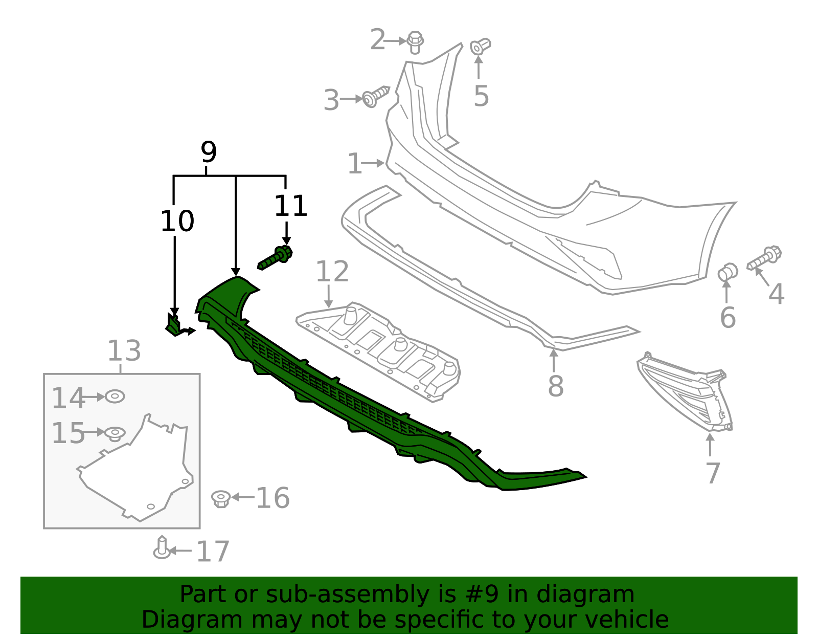 86612-M7200 - Lower Cover 2020-2021 Kia Forte | Kia.Parts Store