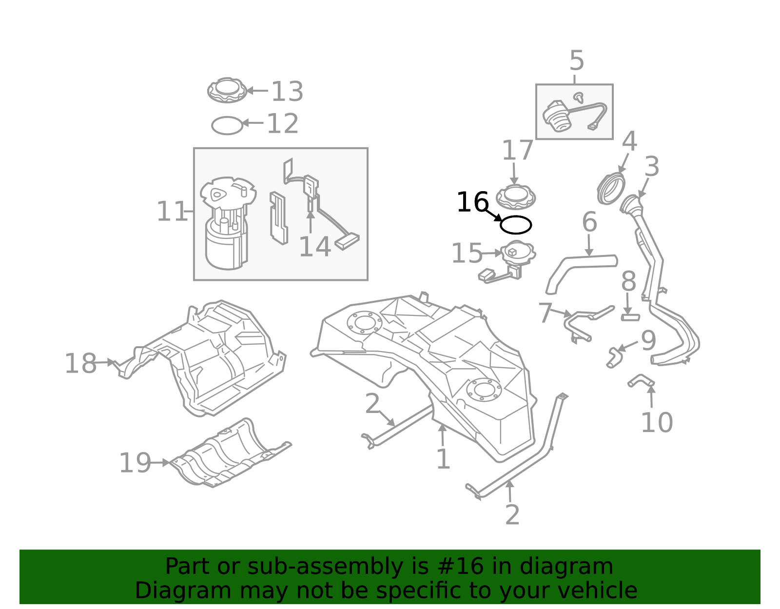 17342-JF30A - High-Quality Level Sensor Seal for 2012-2018 Infiniti ...