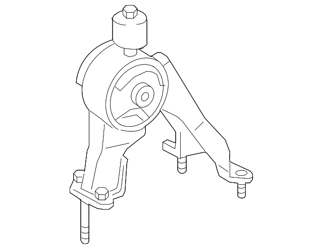 2014-2019 Toyota Corolla Engine Mount (Rear) 12371-0T260 | OEM Parts Online