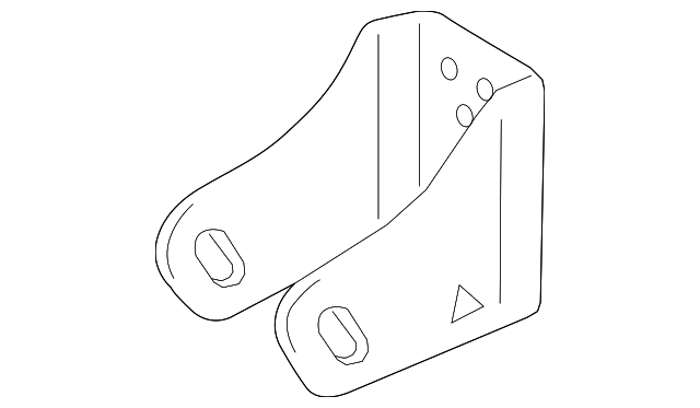 Genuine Toyota Front Mount Bracket part# 12311-0T360 for 2014-2019 ...