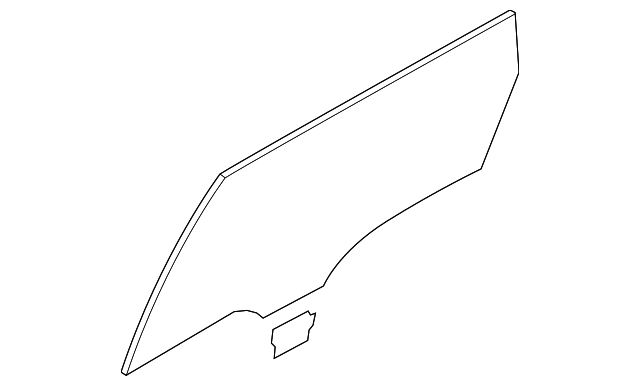 2020-2022 Hyundai Palisade Door Glass 83420-S8010 | World OEM Parts Hyundai