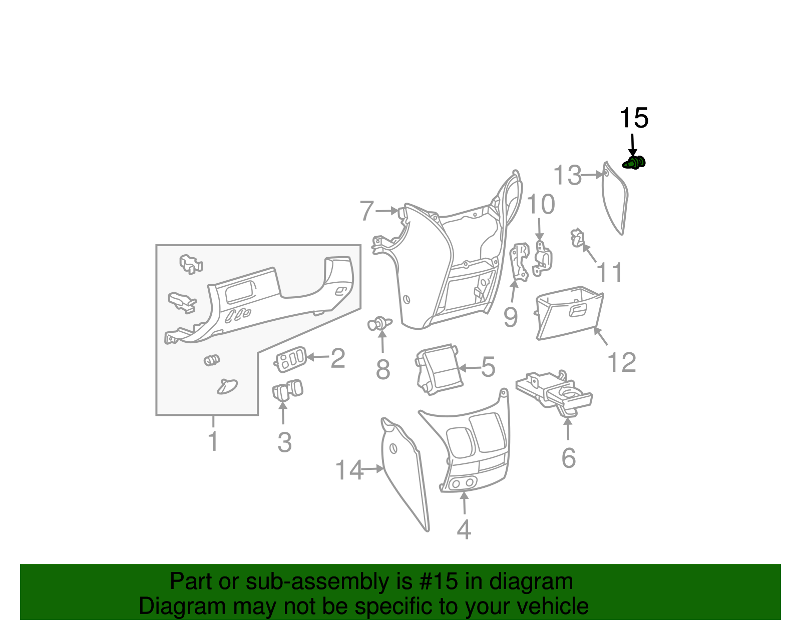 55346-34010-B2 - Clip, Instrument Panel, No. 2 - 2001-2010 Toyota | OEM ...