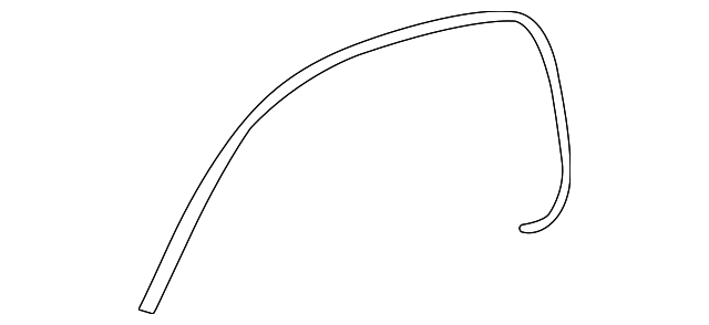 75659-04050 - Wheel Arch Flare Gasket - 2005-2015 Toyota Tacoma | OEM ...