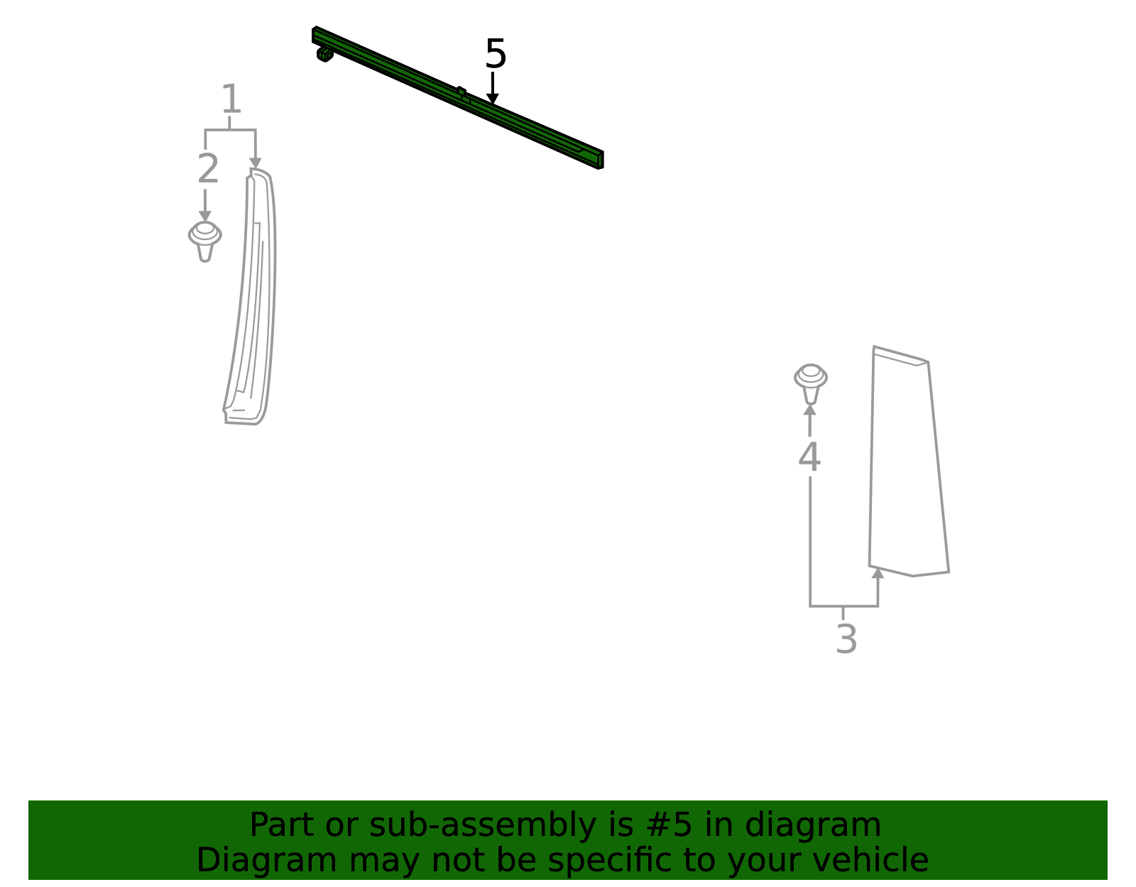 2021-2025 GM Upper Molding 86810250 | Capital Chevy Parts