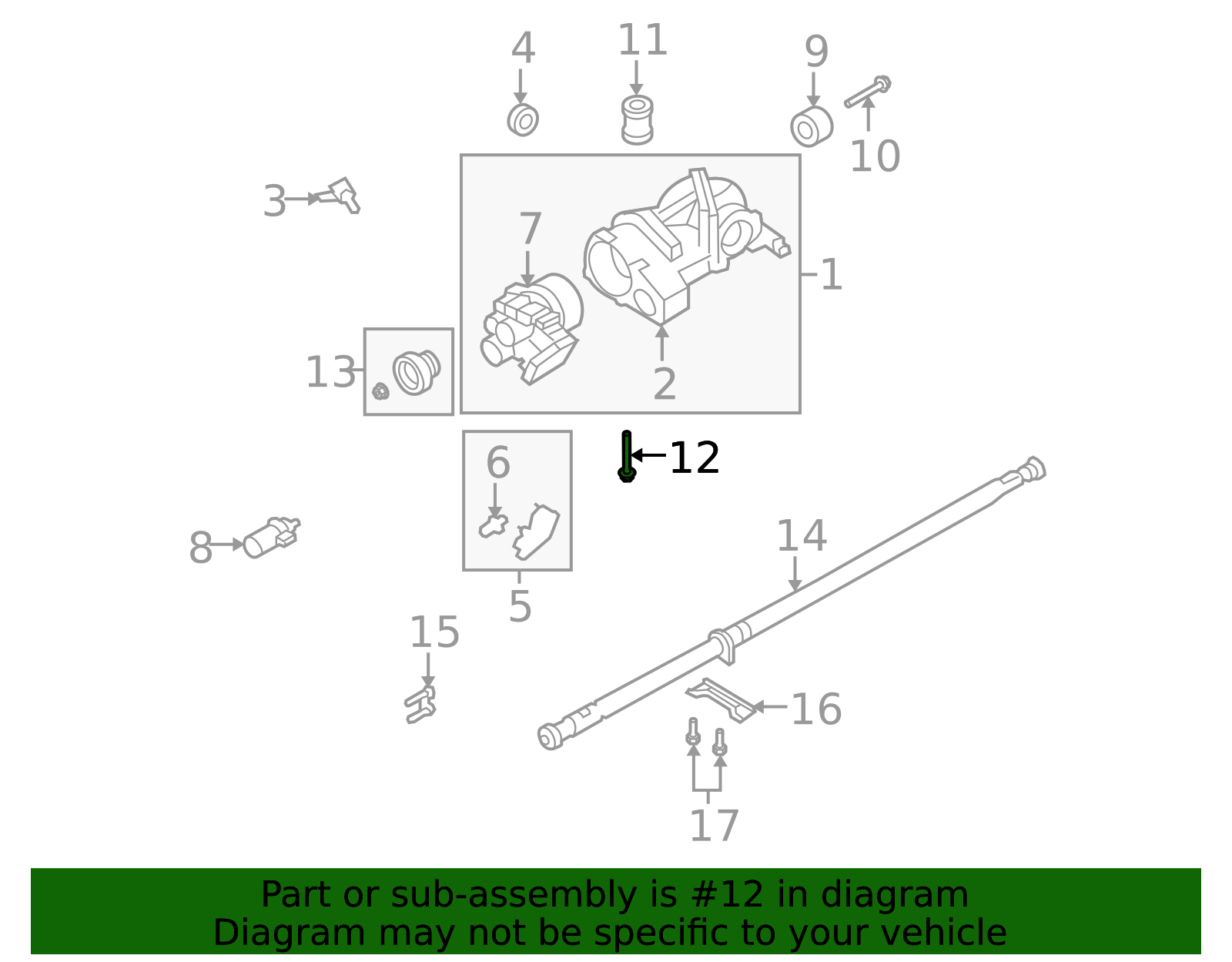 2005-2009 Ford Lower Control Arm Bolt W708740-S439 | Ford OEM Parts Outlet