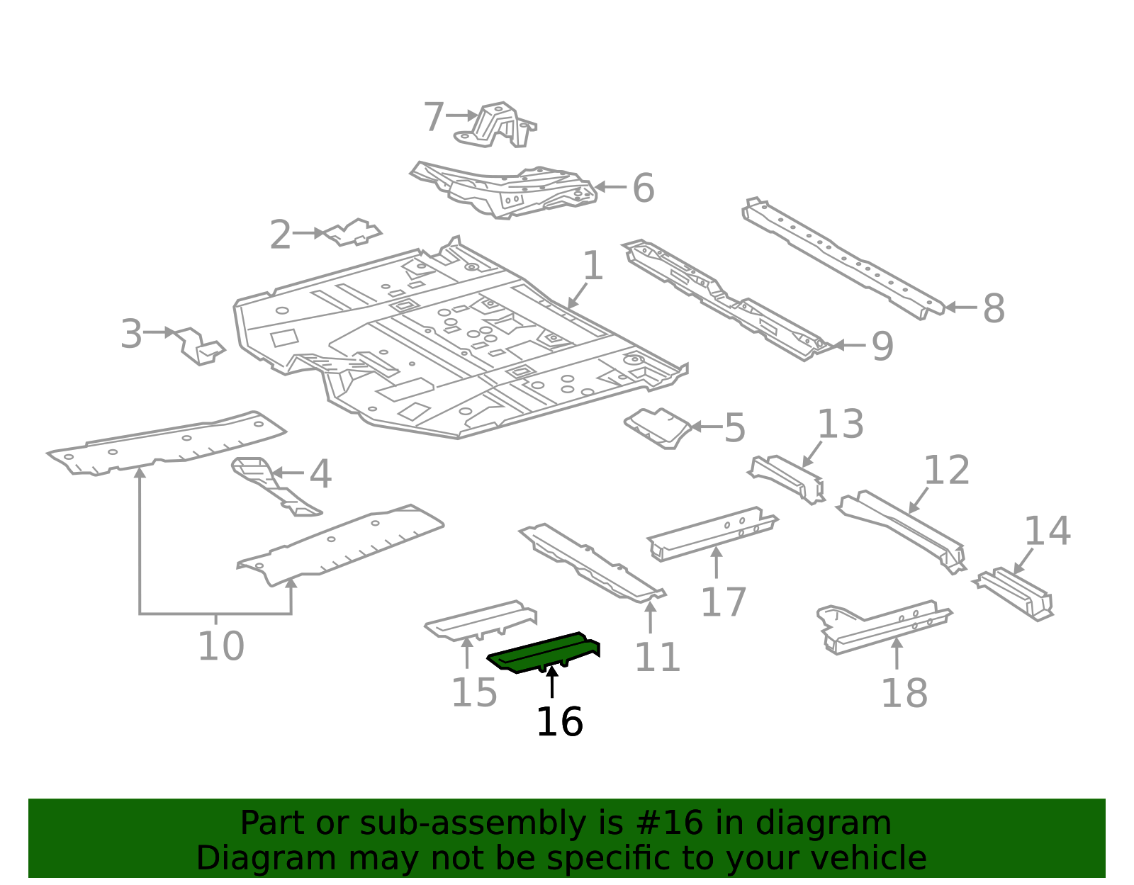 58118-48030 - Side Reinforced - 2006-2021 Lexus | My L Parts