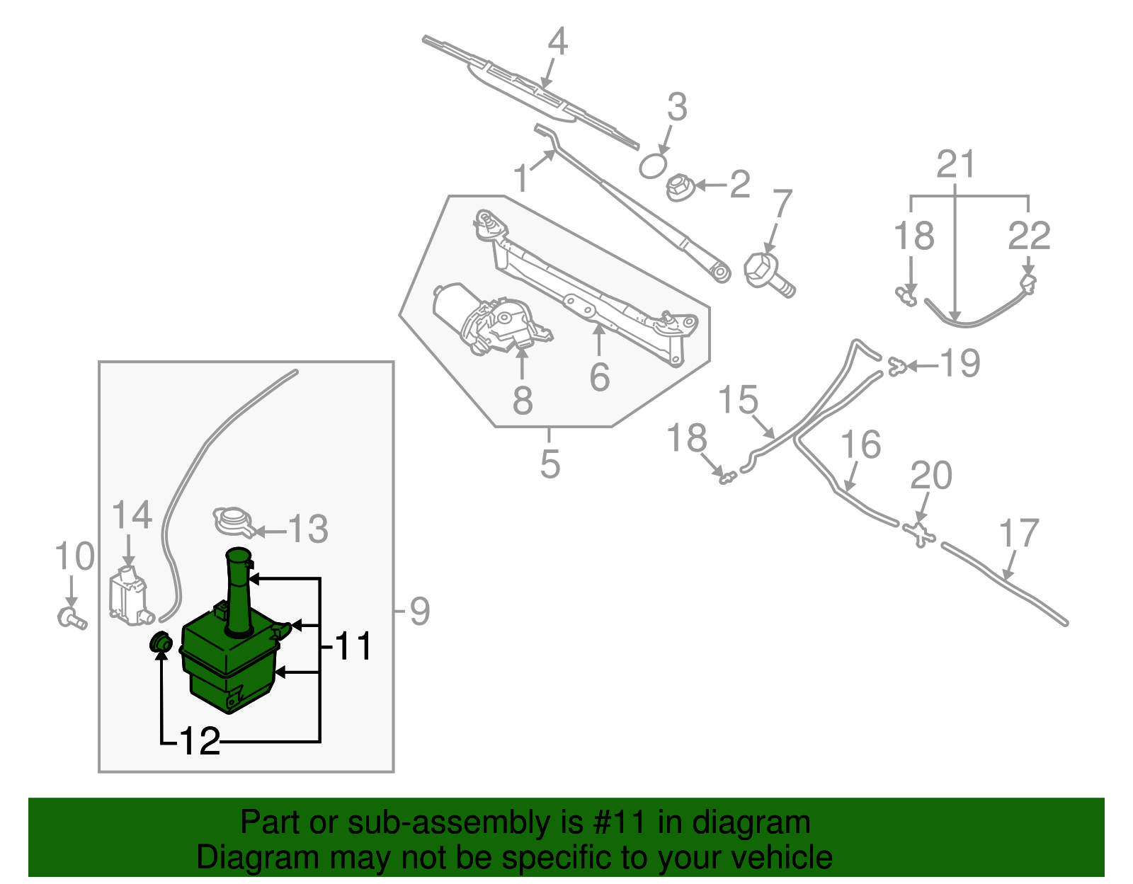 98620 2F500 - Reservoir 2007-2009 Kia | Kia.Parts Store