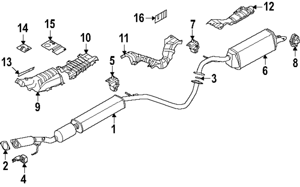 747587LG0A - Nissan Exhaust Heat Shield 2025 Nissan Kicks | Performance ...