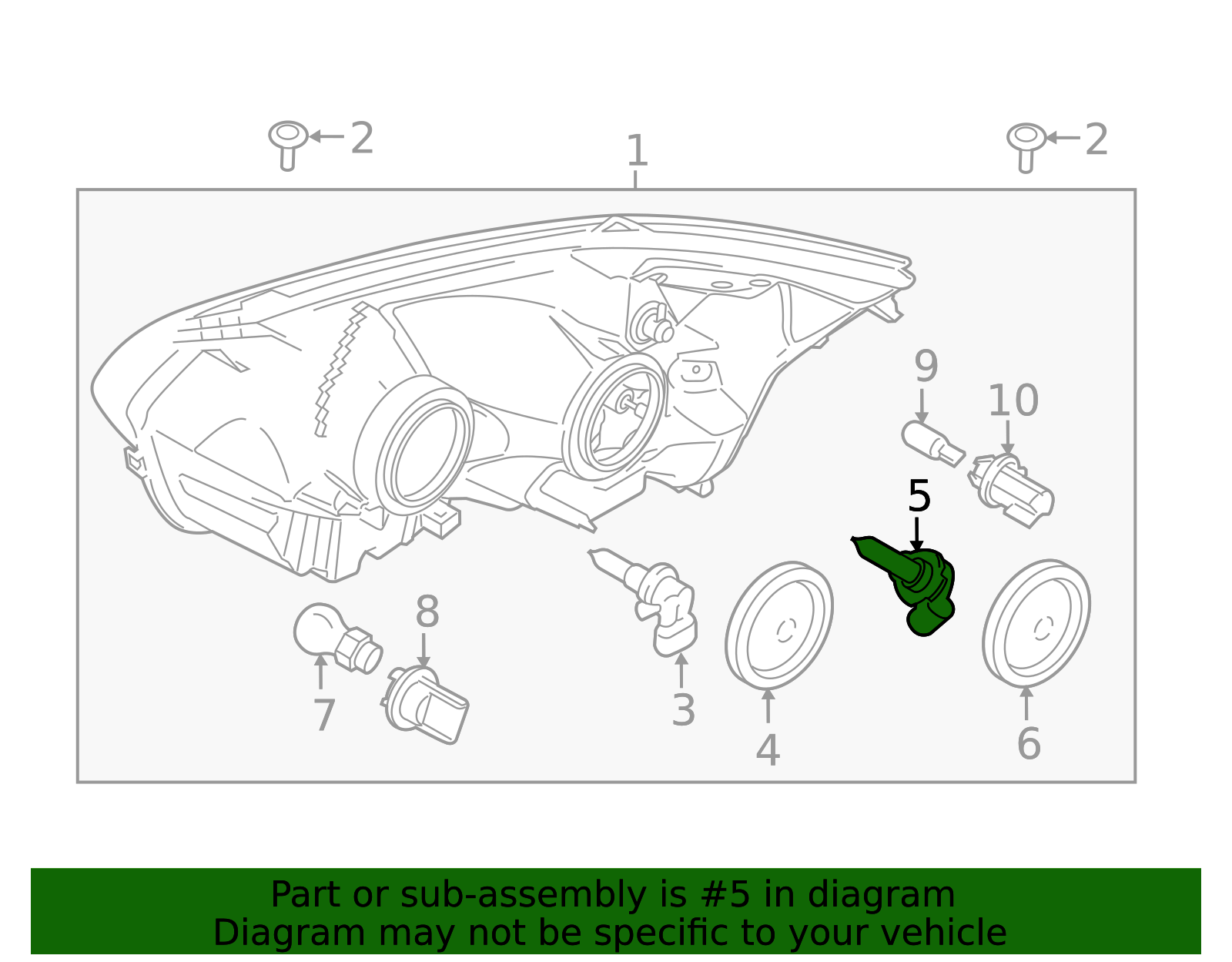 BE8Z-13N021-B - Low Beam Bulb | Group 1 Auto Parts