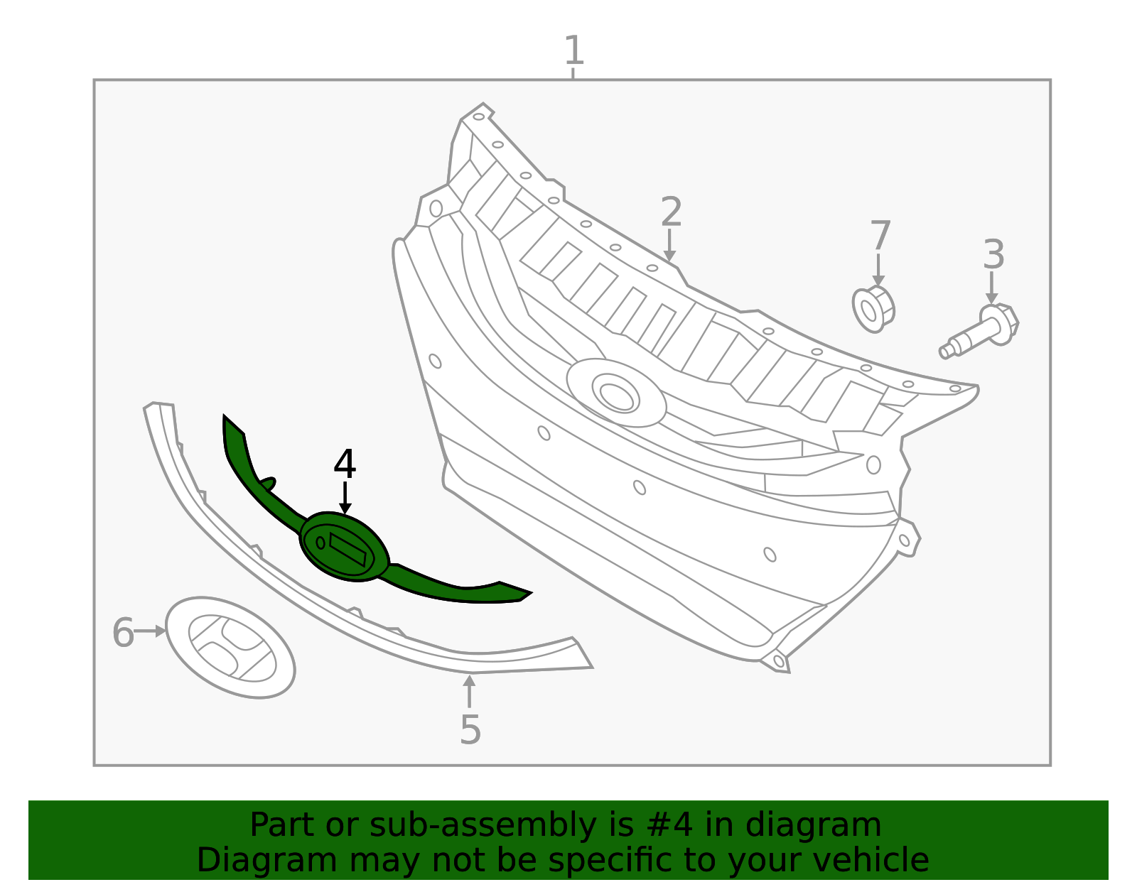2013-2015 Hyundai Elantra GT Upper Molding 86352-A5010 | MotorMotor