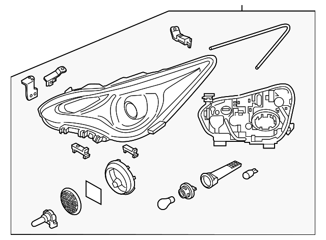 92102-J5030 - Headlamp Assembly 2018-2021 Kia Stinger | Kia.Parts Store