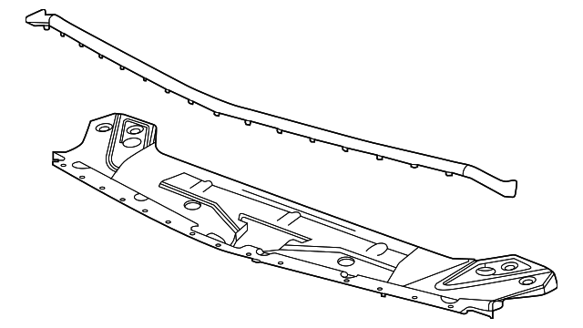 2020-2024 Cadillac CT5 Front Compartment Front Sight Shield 84862314 ...