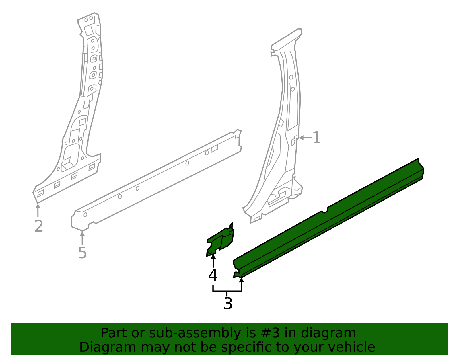 G6425-4BAMA - Rocker Panel Reinforcement Official Nissan Parts Store
