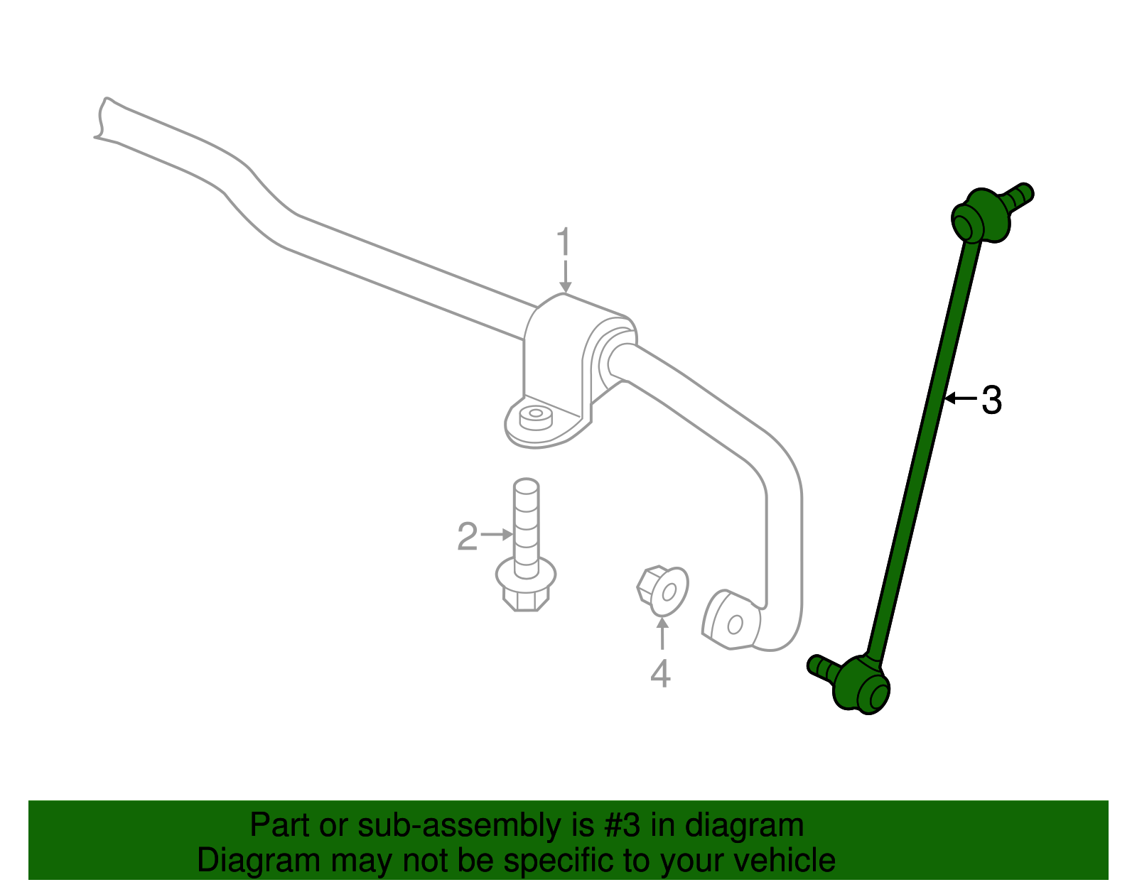 3QF-411-315-A - Stabilizer Link - 2018-2021 Volkswagen | World VW Parts